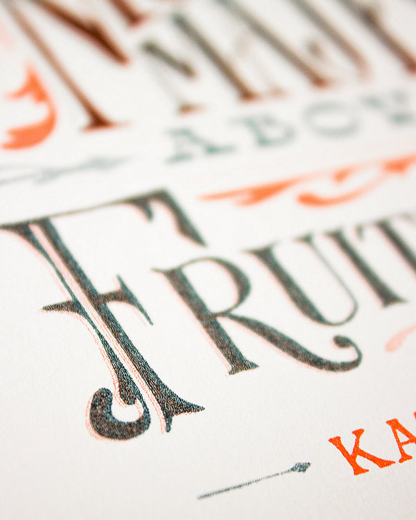 "America The Beautiful" Poem by Katharine Lee Bates, Hand-Lettered Ris ...