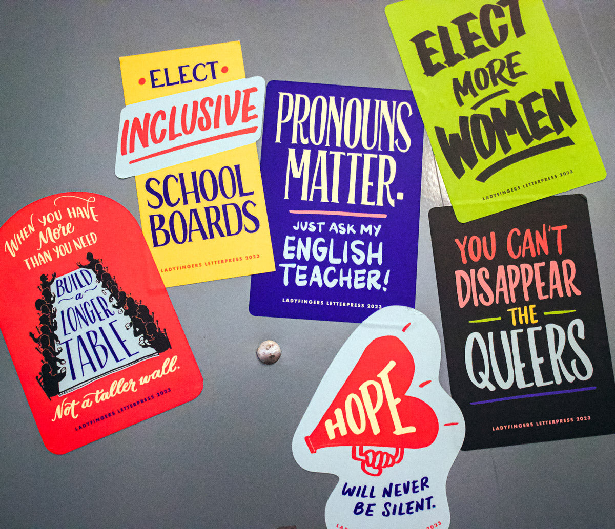 Stickers - Ladyfingers Letterpress